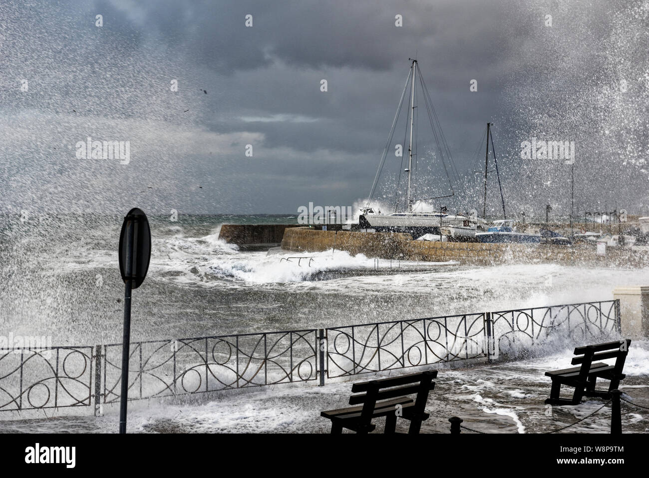 Gozo under storm Stock Photo - Alamy