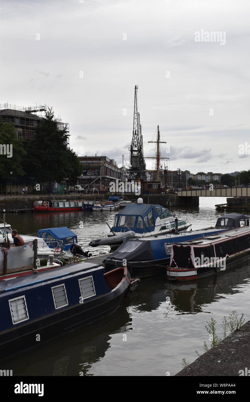 The floating harbour, Bristol, UK Stock Photo - Alamy