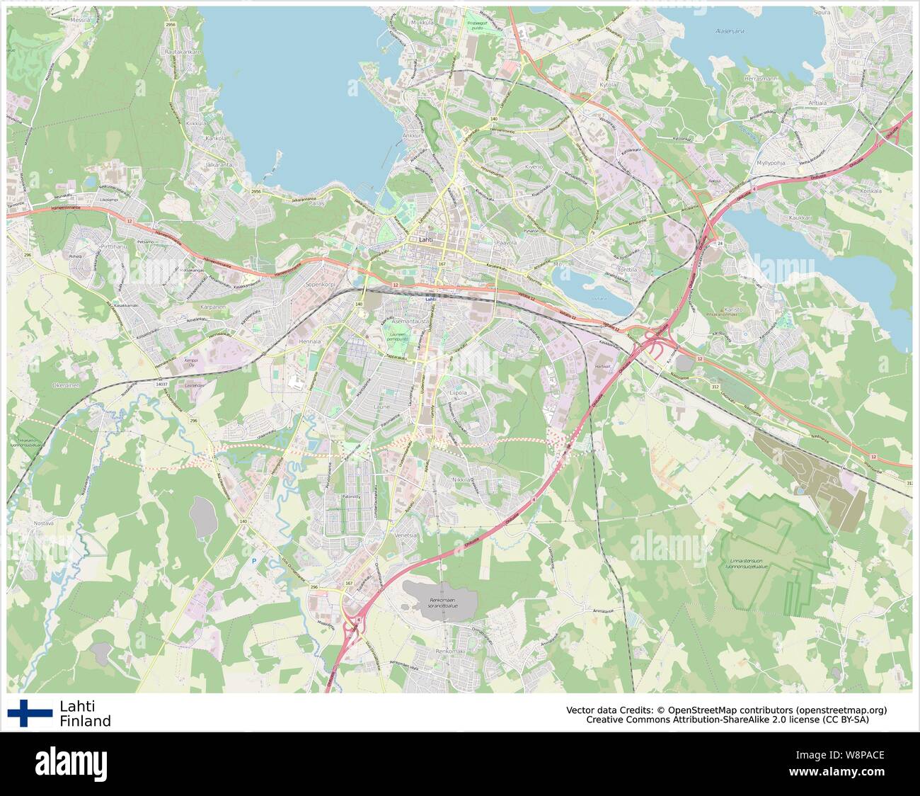 Lahti map hi-res stock photography and images - Alamy