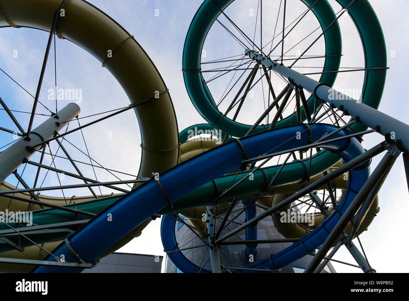 Water Park slides, tubes which are outside of the building. This allows ...