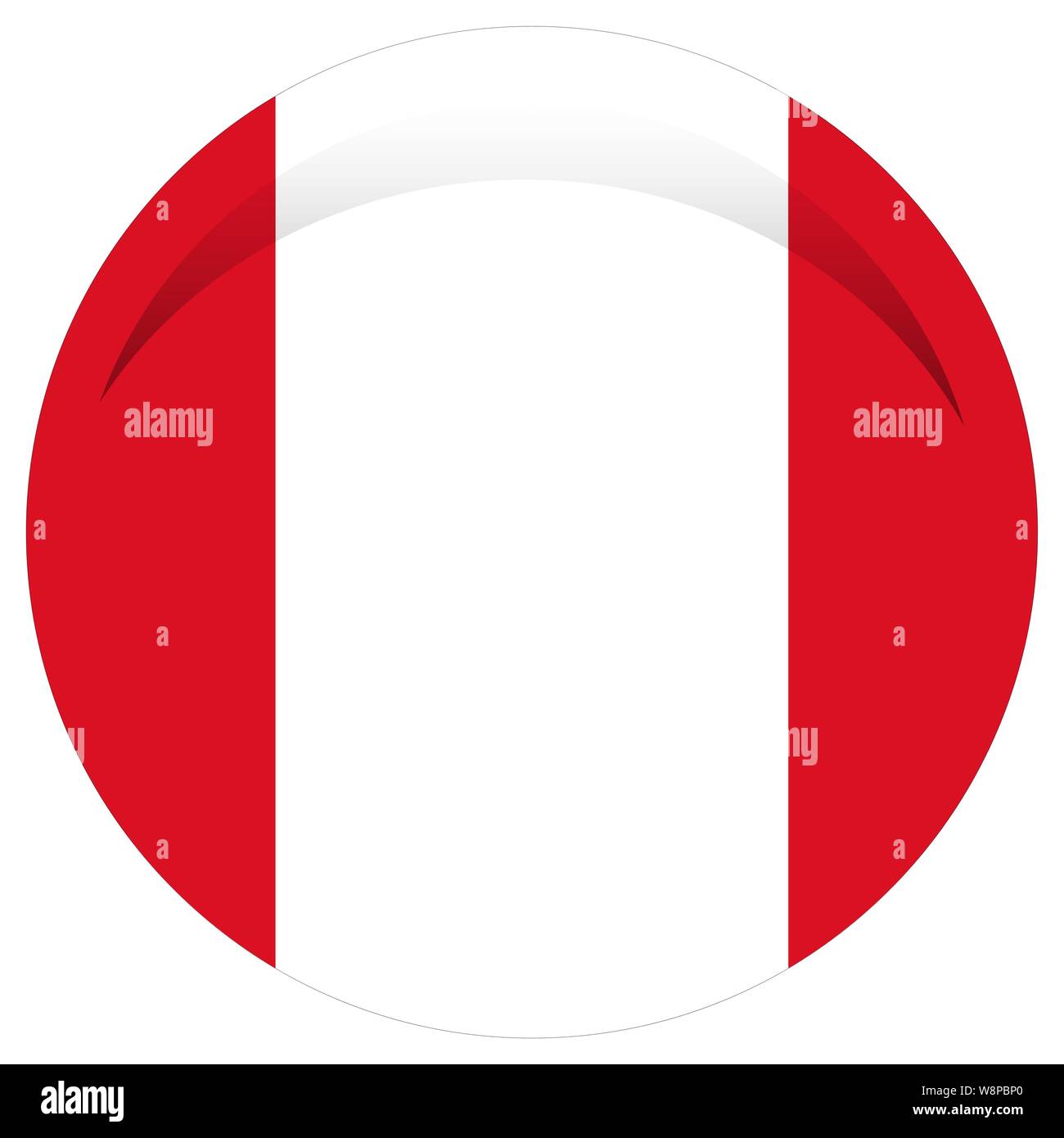 State flag of Peru. Accurate dimensions, elements proportions and ...
