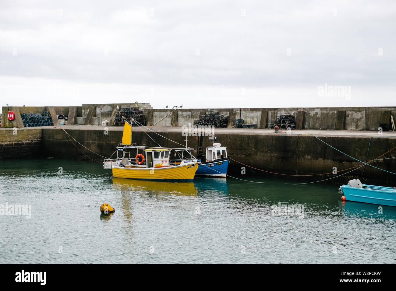 Scottish creel boat hi-res stock photography and images - Alamy