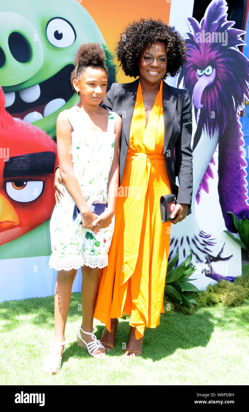 Los Angeles, California, USA 10th August 2019 Actress Genesis Tennon and mother actress Viola ...