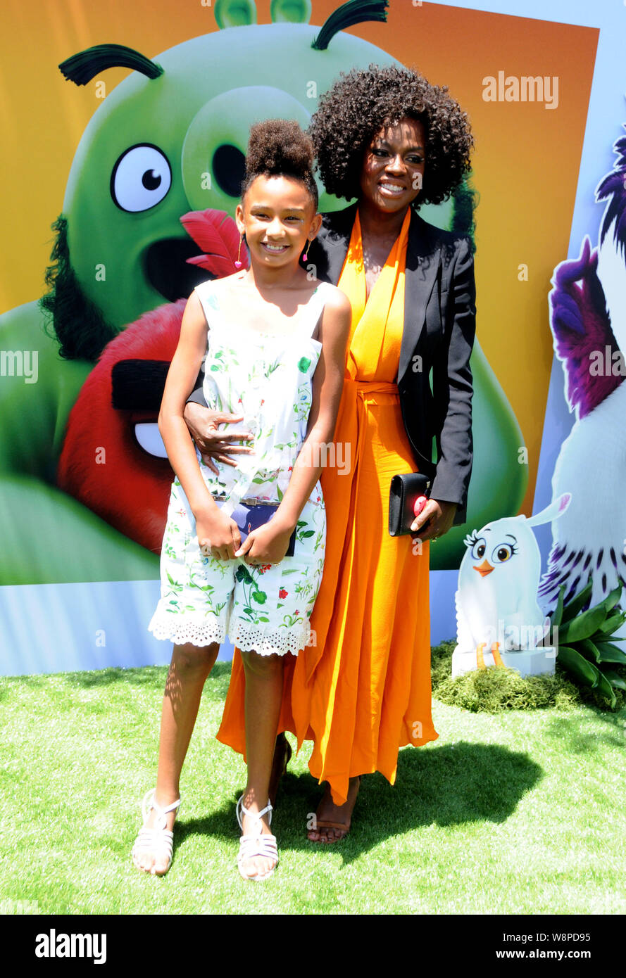 Los Angeles, California, USA 10th August 2019 Actress Genesis Tennon and mother actress Viola ...