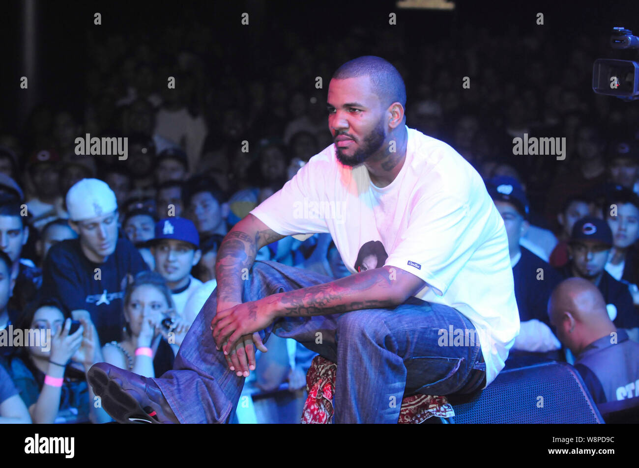 Rapper The Game performs during his LAX Tour at Club Nokia on February ...