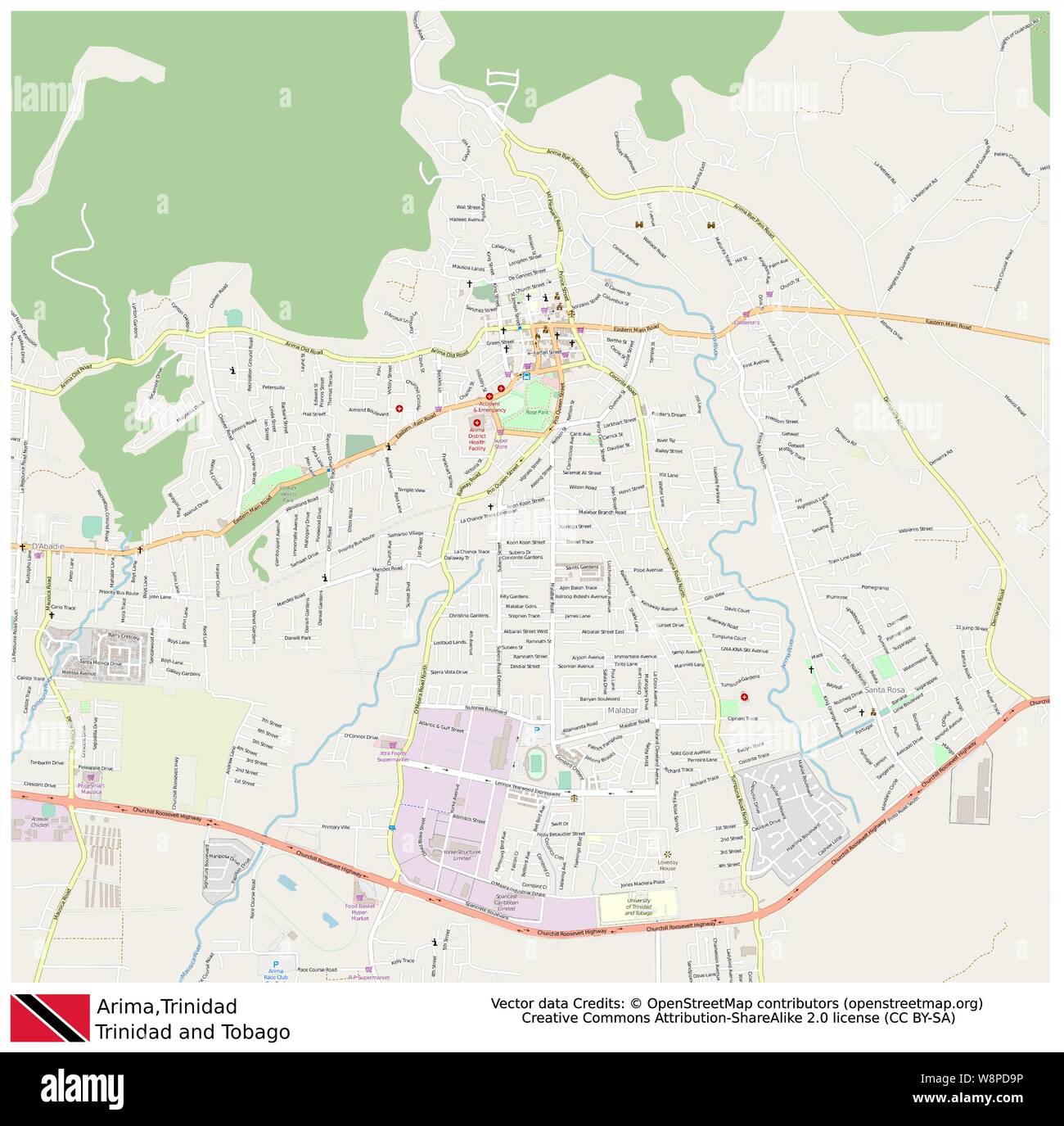 Trinidad and tobago port Stock Vector Images - Alamy