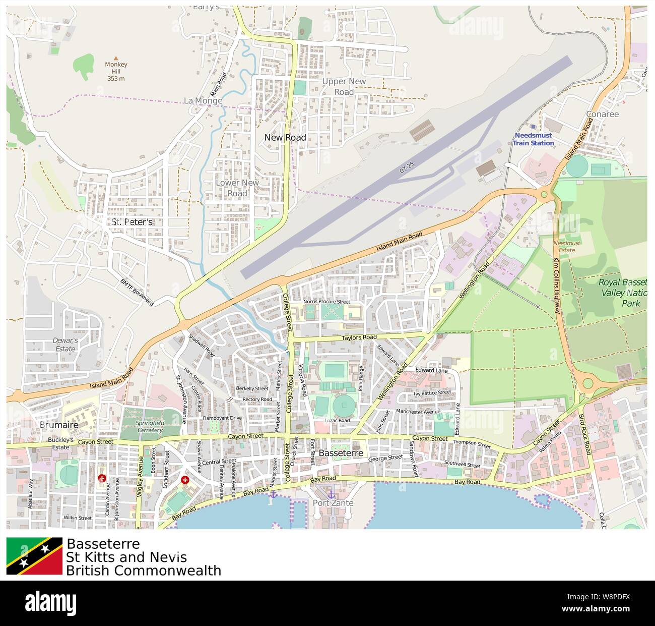 Fort St George Map High Resolution Stock Photography and Images - Alamy