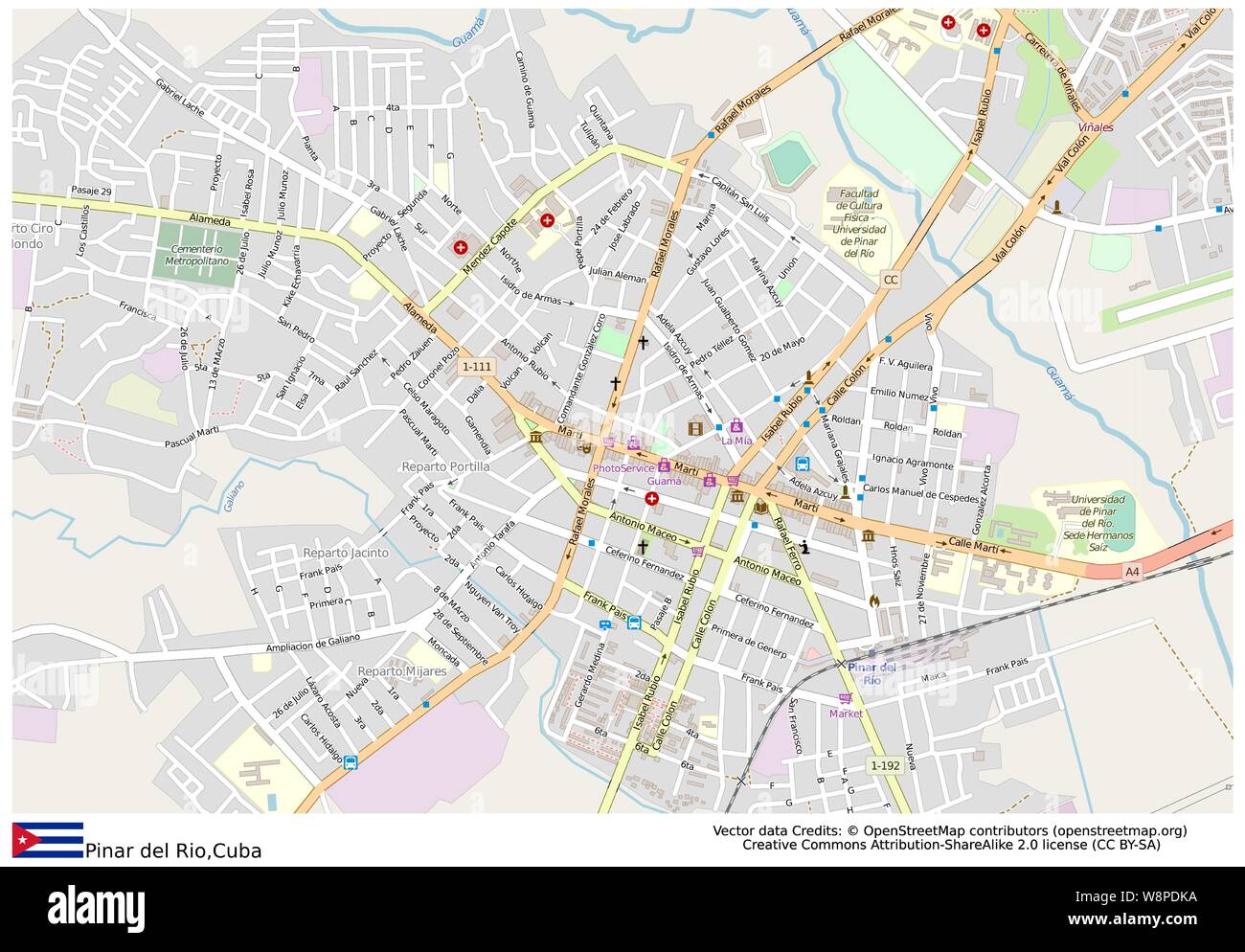 Del rio map Cut Out Stock Images & Pictures - Alamy