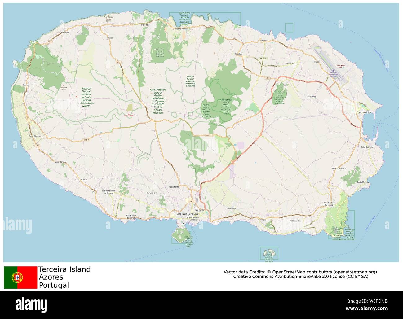 Azores Map High Resolution Stock Photography and Images - Alamy