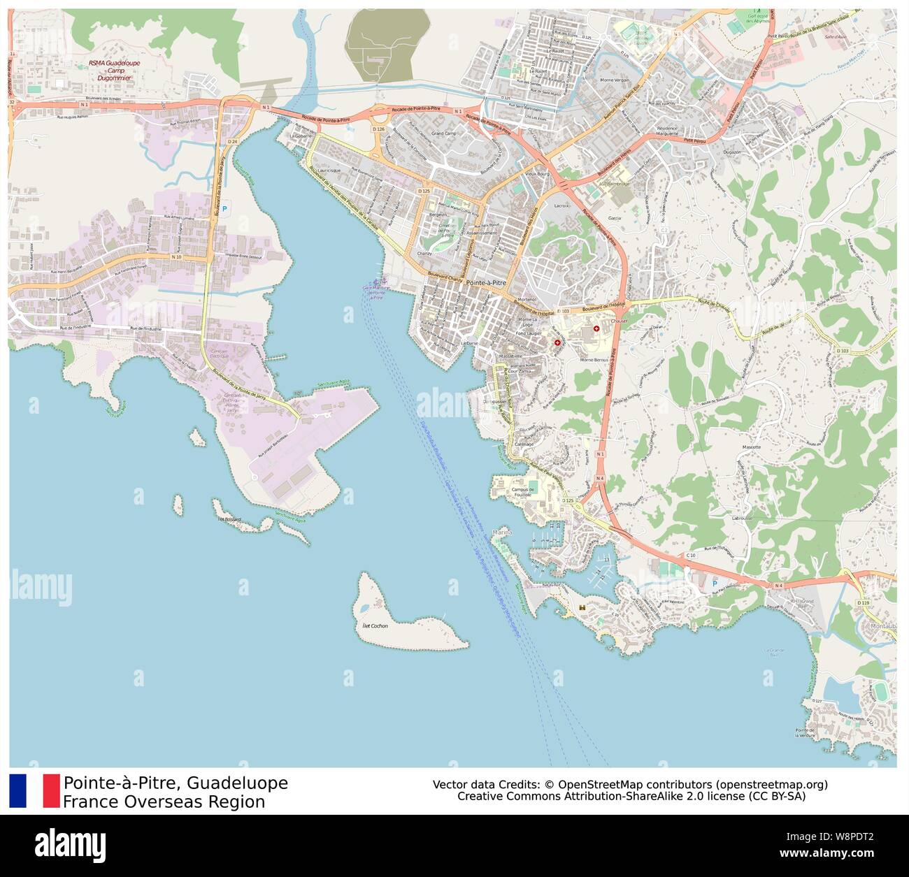 Pointe à pitre downtown guadeloupe hi-res stock photography and images ...