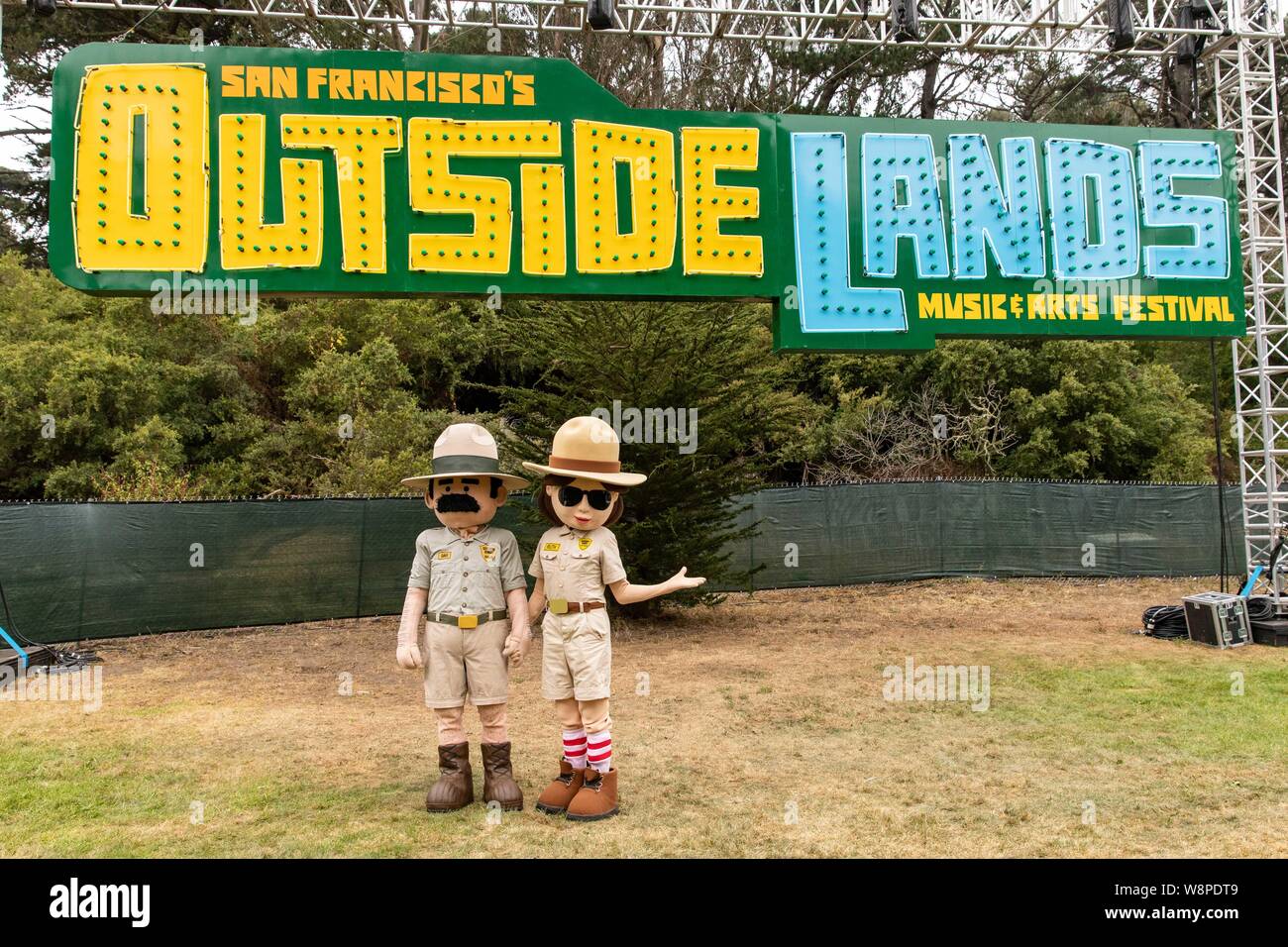 August 10, 2019, San Francisco, California, U.S: Characters RANGER DAVE ...