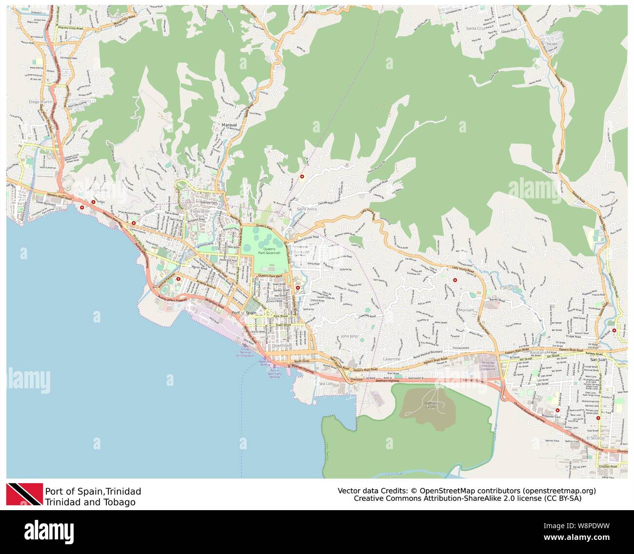 Roatan Map High Resolution Stock Photography and Images - Alamy