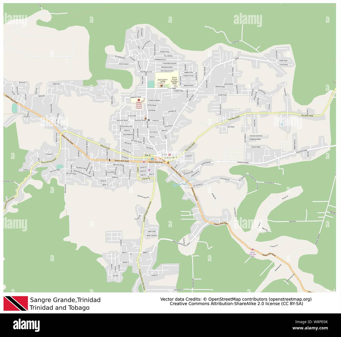 Map Of La Grande High Resolution Stock Photography and Images - Alamy