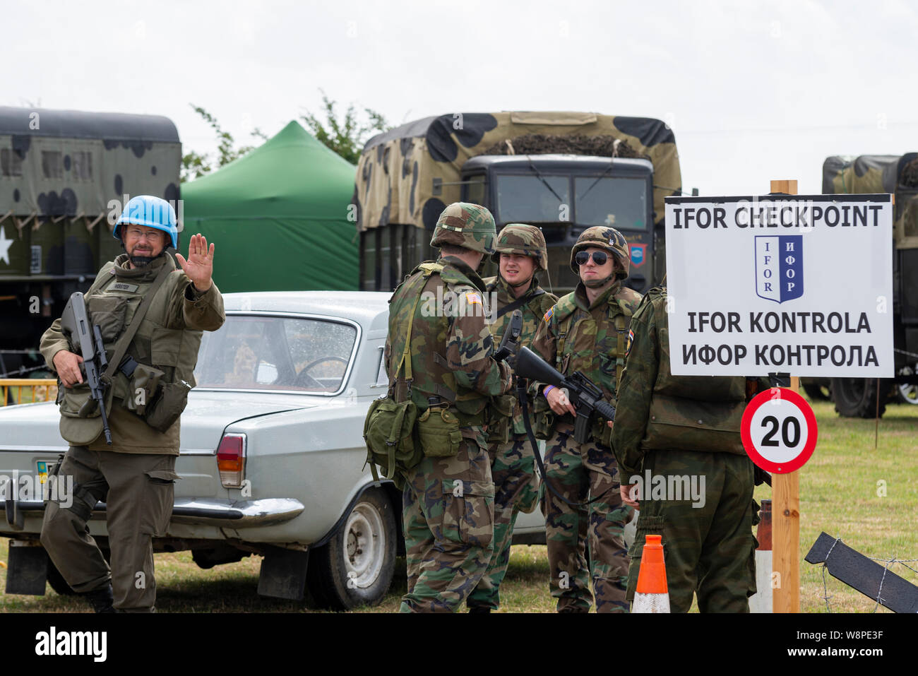 Military Checkpoint High Resolution Stock Photography and Images - Alamy