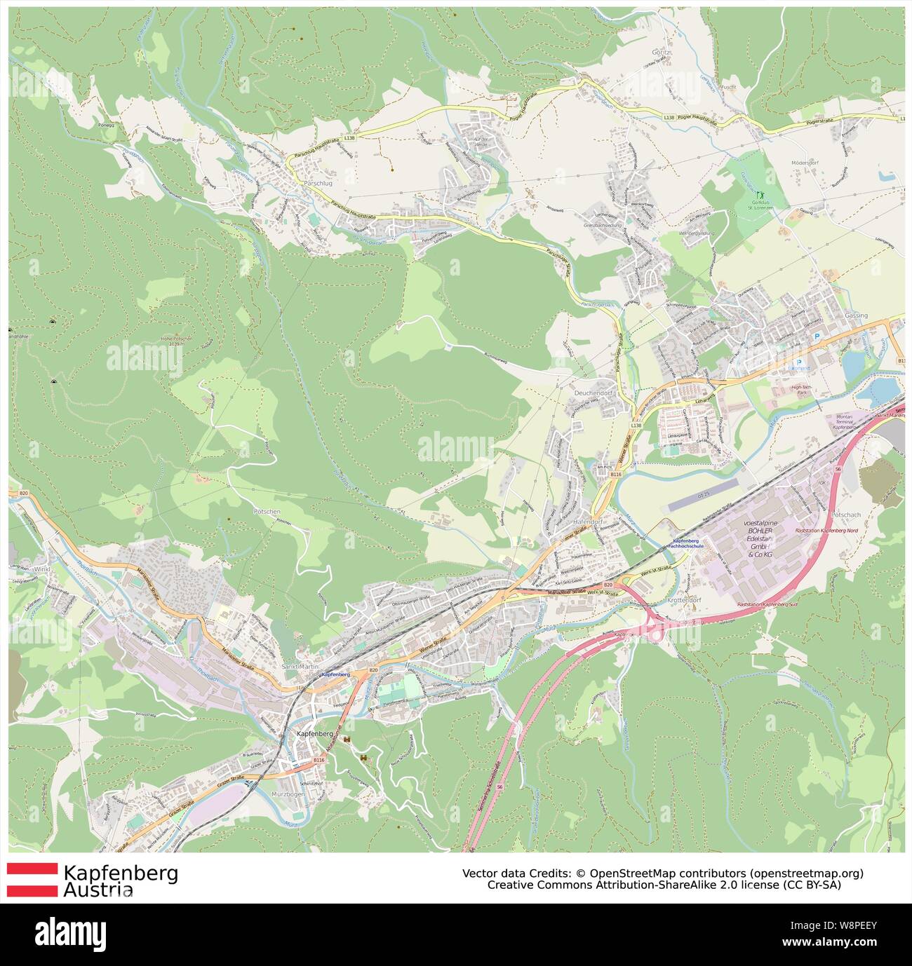 Austria map linz Stock Vector Images - Alamy