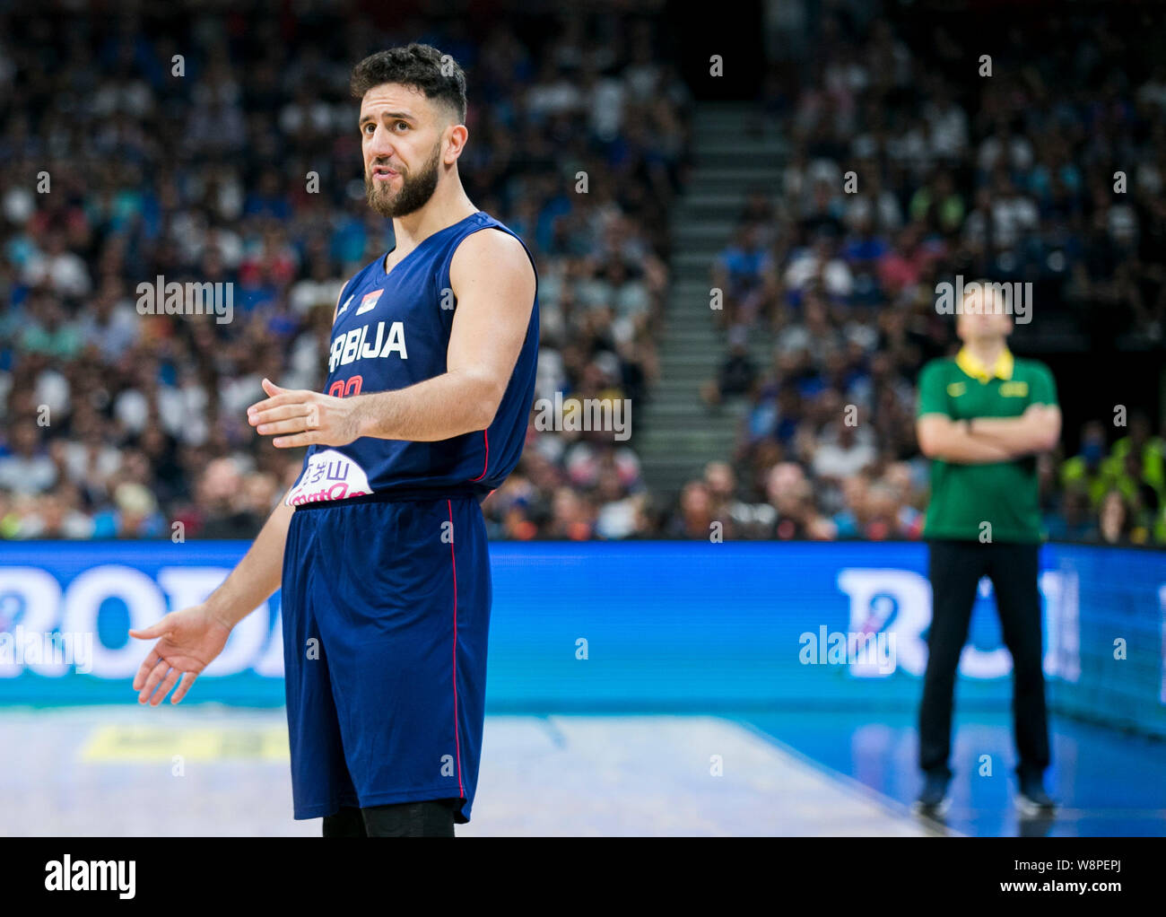Vasilije Micic of Serbia reacts Stock Photo - Alamy