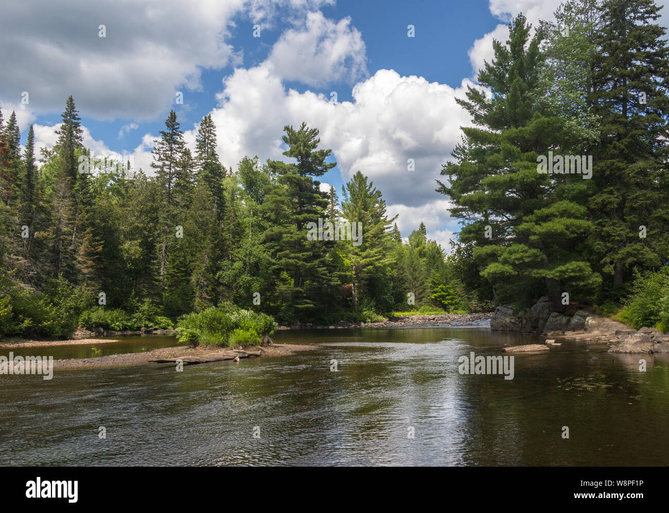 Algonquin park canada canoe hi-res stock photography and images - Alamy