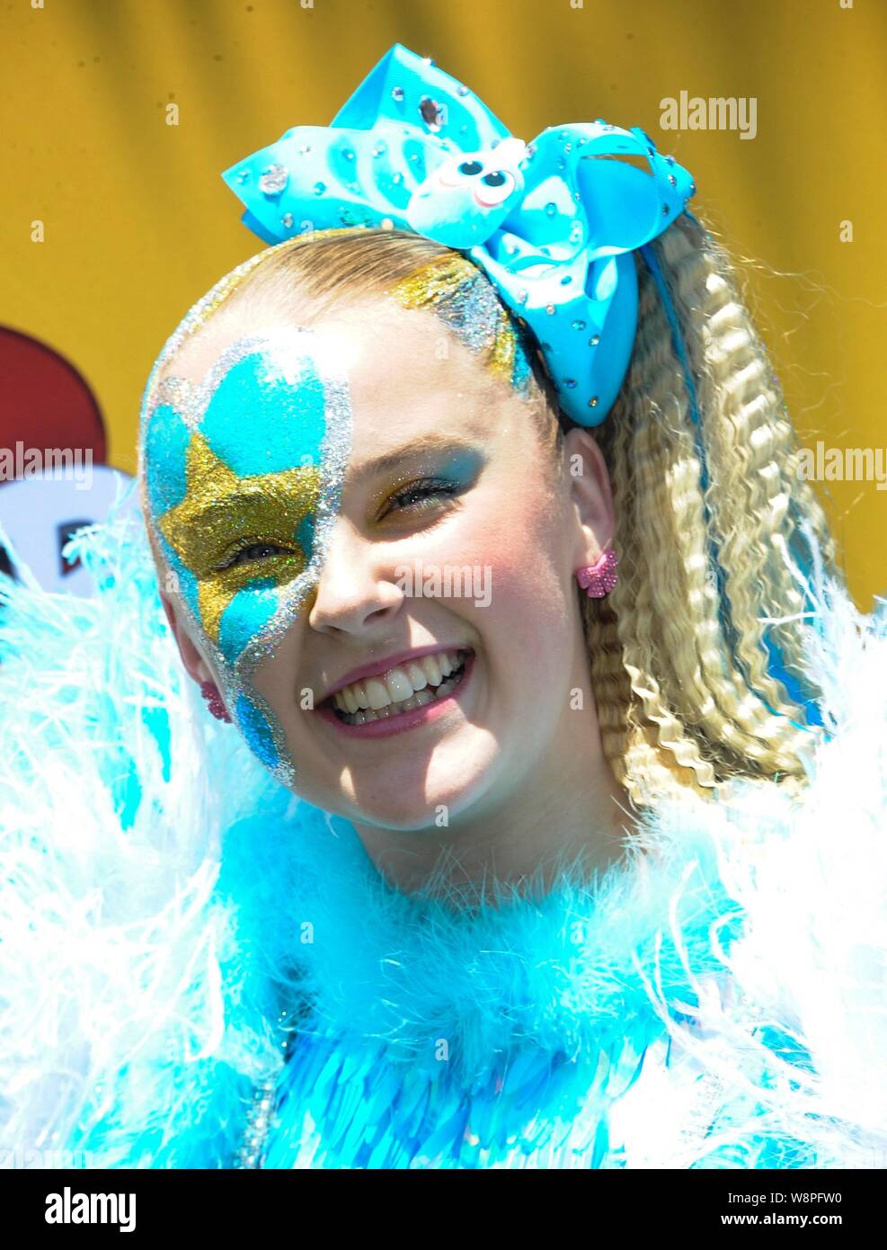 Los Angeles, CA. 10th Aug, 2019. JoJo Siwa at arrivals for THE ANGRY ...