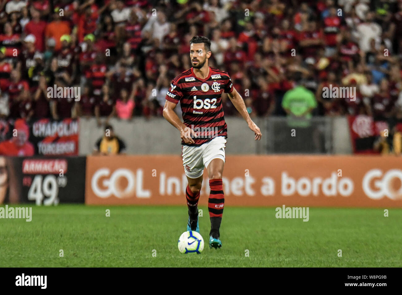 Rio De Janeiro, Brazil. 10th Aug, 2019. Pablo Mari during Flamengo vs ...