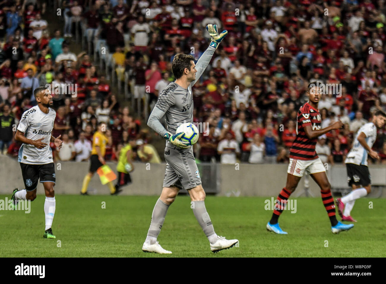 Rio De Janeiro, Brazil. 10th Aug, 2019. Goalkeeper Julio Cesar during ...