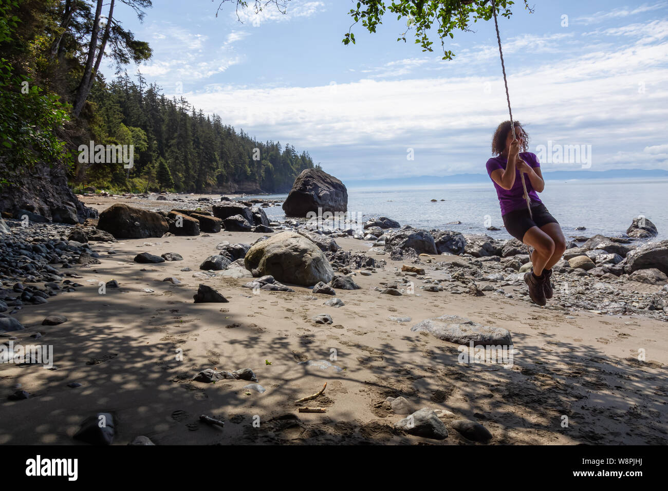 Rope swing hi-res stock photography and images - Alamy