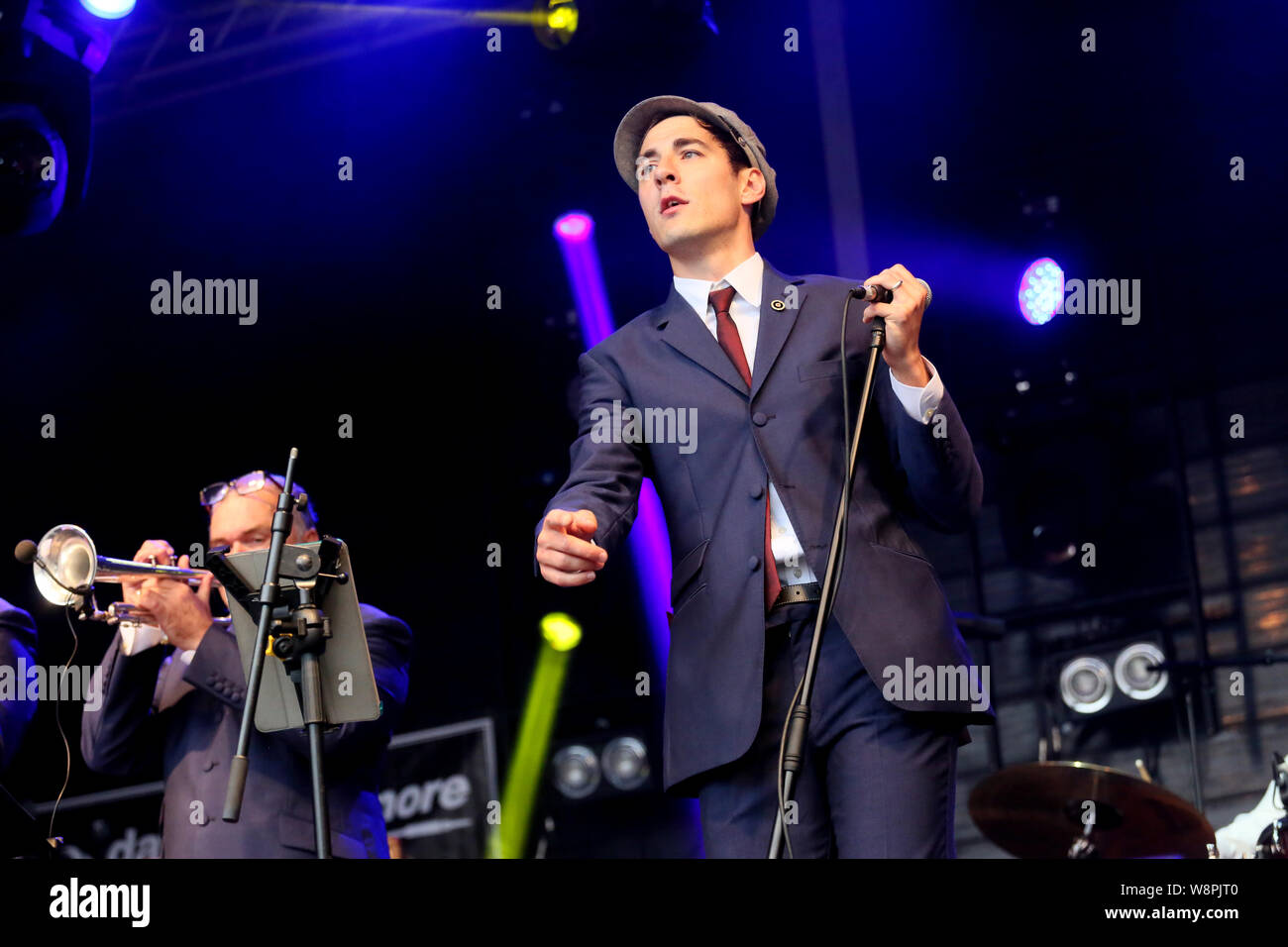 Rochdale, UK. 10th August, 2019. The Northern Soultrain performing at ...