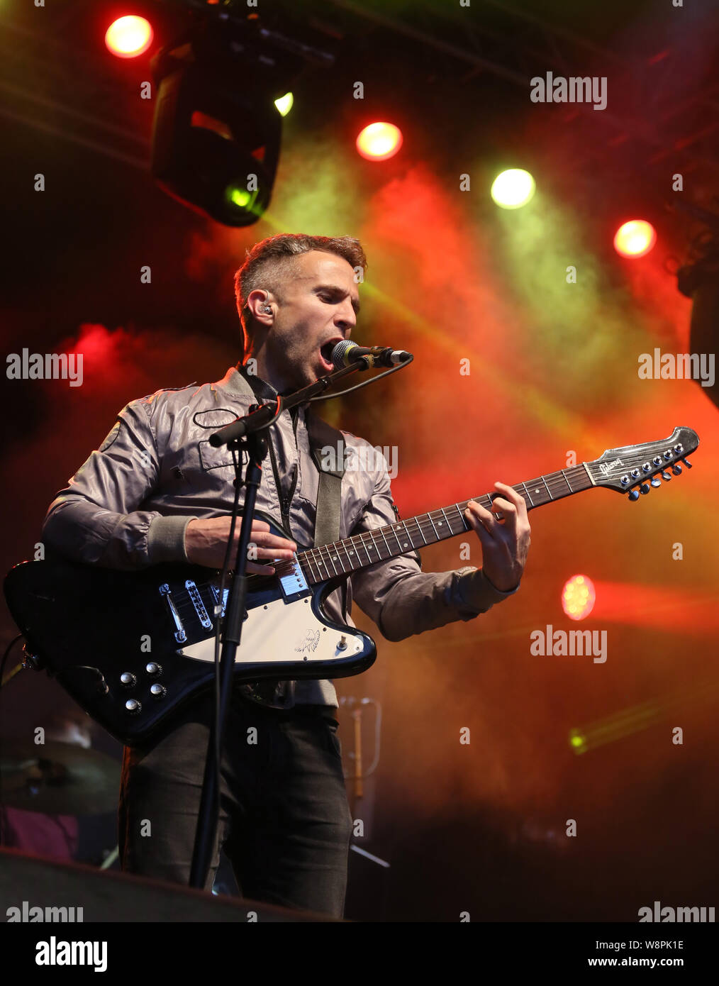 Rochdale, UK. 10th August, 2019. American rock band The Hoosiers ...