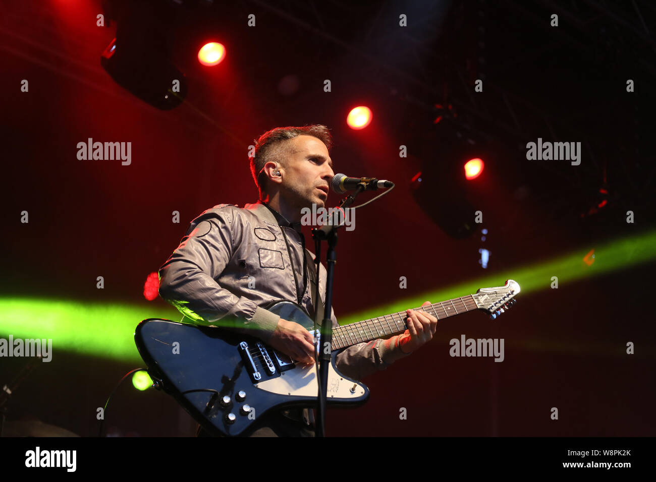 Rochdale, UK. 10th August, 2019. American rock band The Hoosiers ...