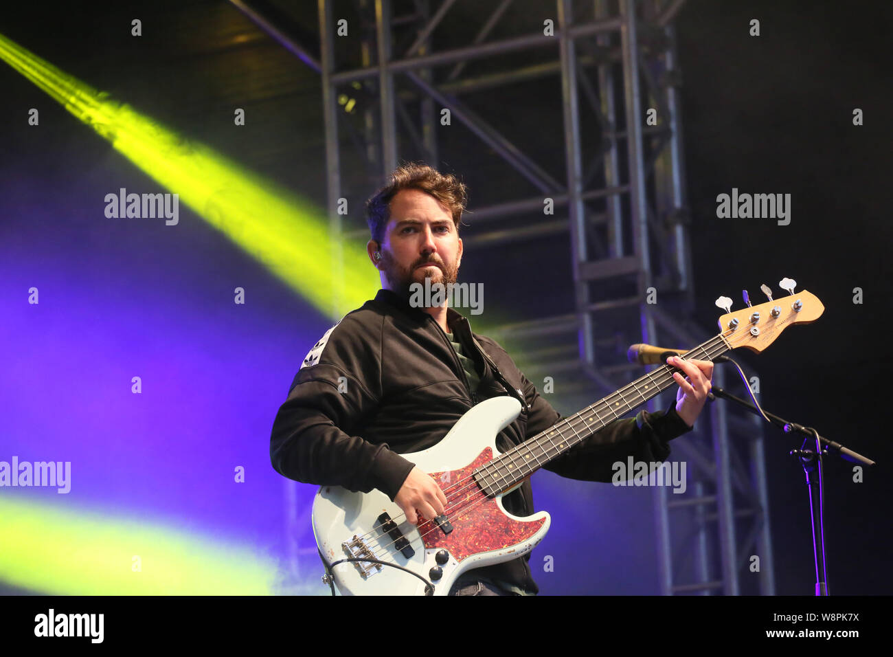 Rochdale, UK. 10th August, 2019. American rock band The Hoosiers ...