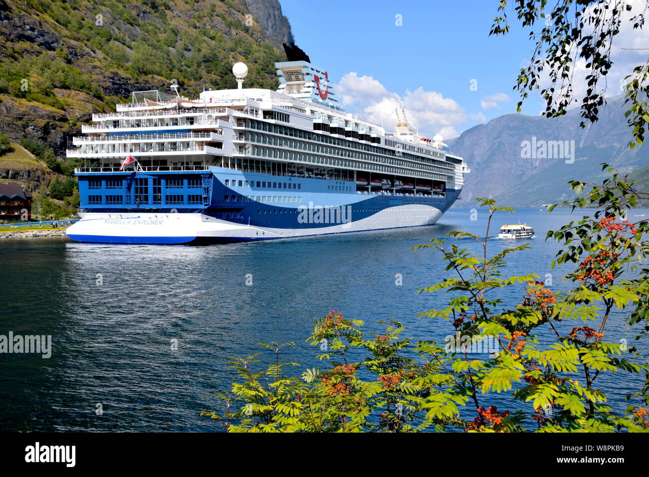 Marella Explorer a cruie operated by TUI cruises the fjords of Norway ...