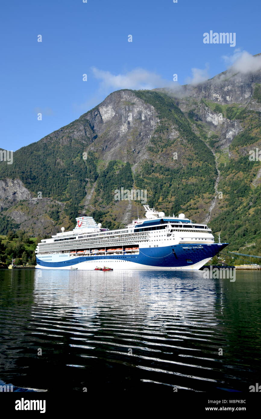 Marella Explorer a cruie operated by TUI cruises the fjords of Norway ...
