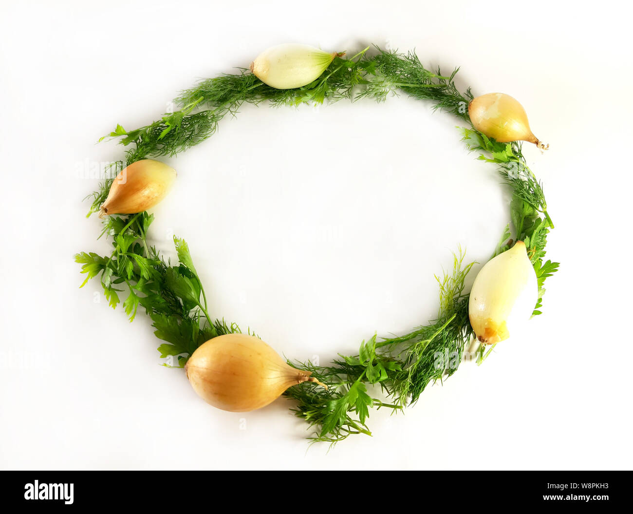 Greens photo frame, ecology. Isolated border for design, white ...