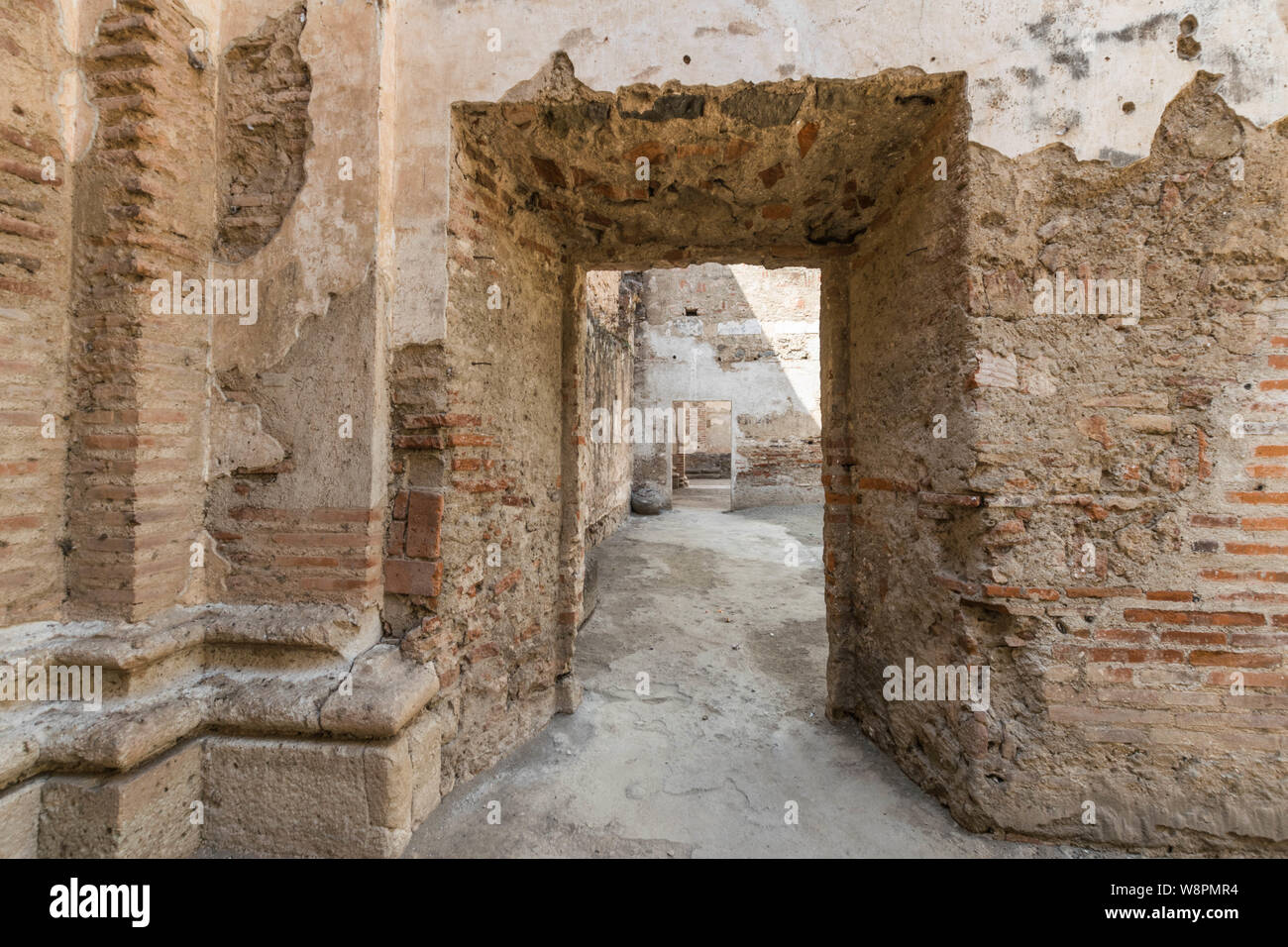 Ancient ruins at the Antigua Guatemala Cathedral, in Antigua, Guatemala ...