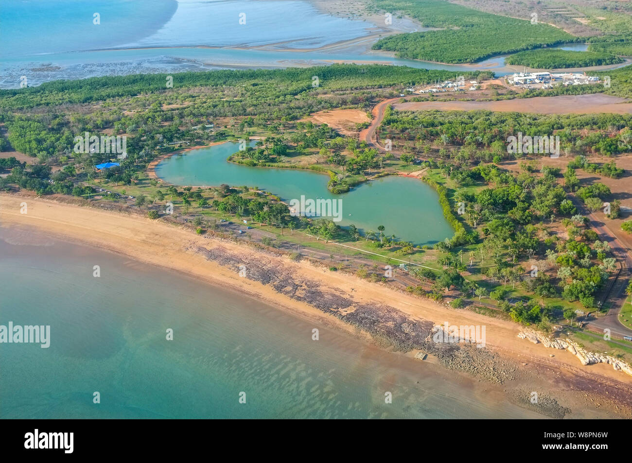 East point beach darwin aerial hi-res stock photography and images - Alamy