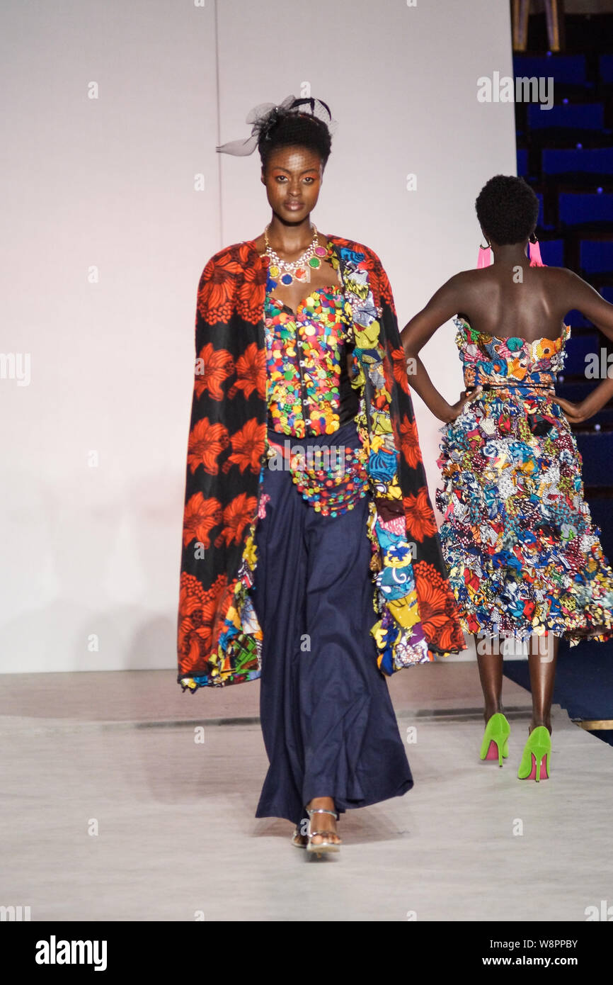 London, UK. 10th Aug, 2019. African Fashion Week London, UK. Sandi ...
