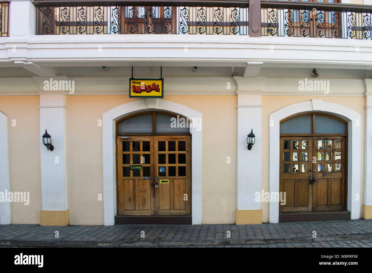 JULY 14, 2019-Vigan Philippines: Man inasal restaurant signage in Vigan ... JULY 14, 2019-Vigan Philippines: Man inasal restaurant signage in Vigan ...