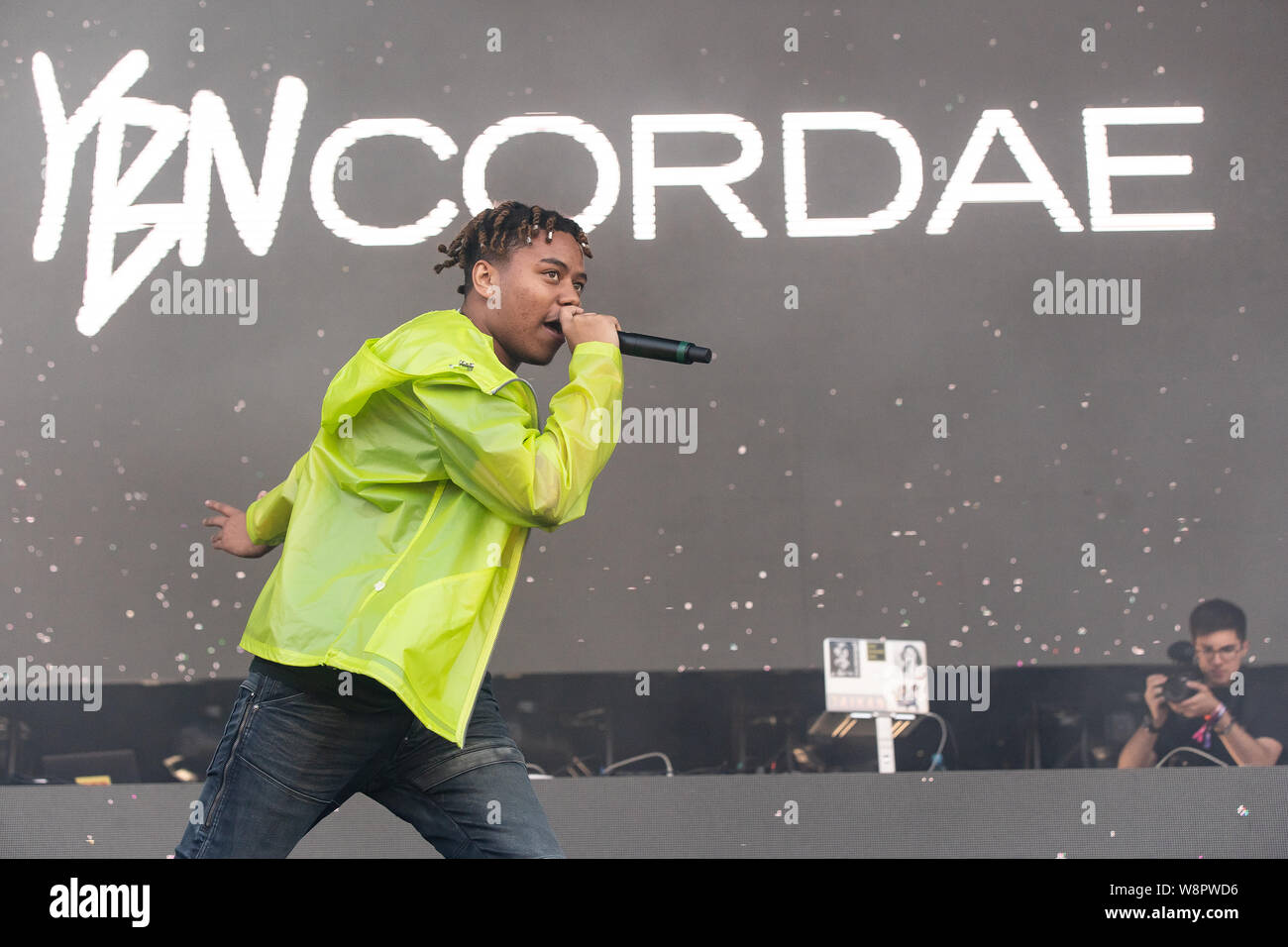 American rapper YBN Cordae performing at Breakout Festival day 1 at the ...