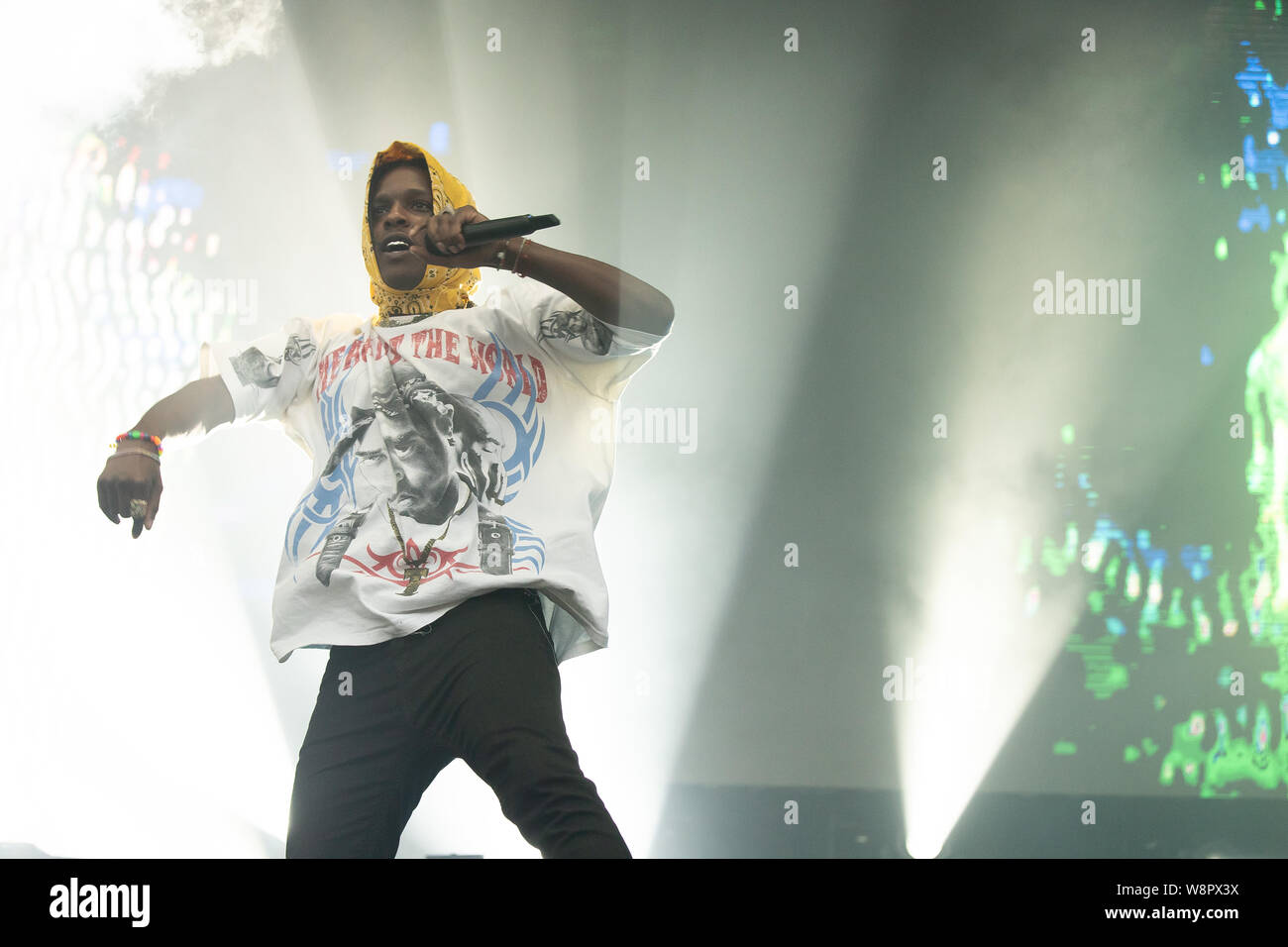 American rapper A$AP Rocky performing at Breakout Festival day 1 at the ...