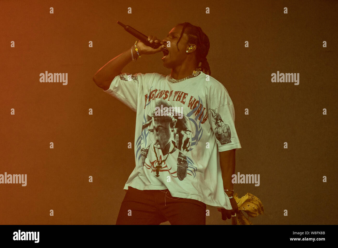 American rapper A$AP Rocky performing at Breakout Festival day 1 at the ...