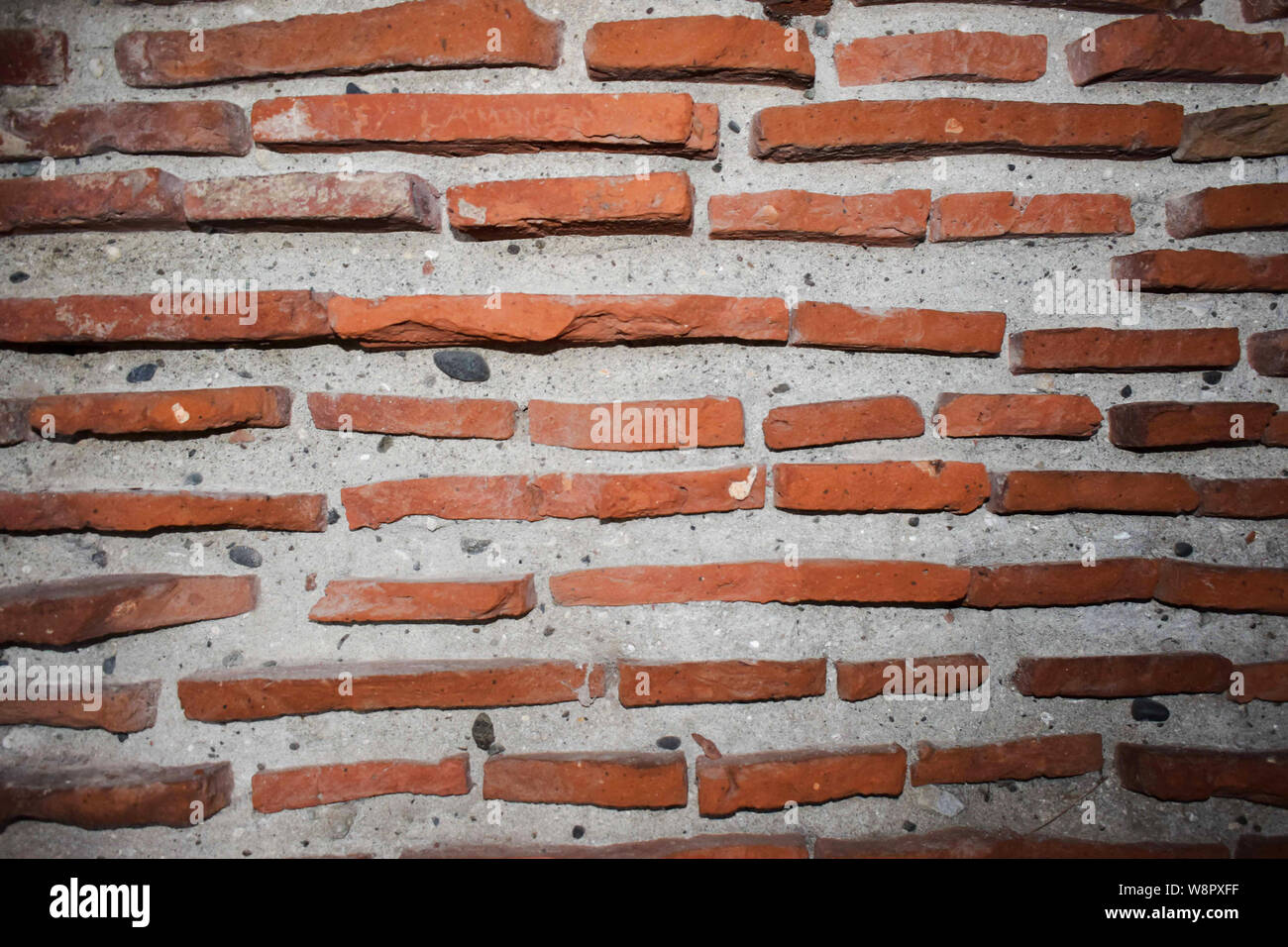 Red brick wall pattern background. Old brick texture Stock Photo - Alamy