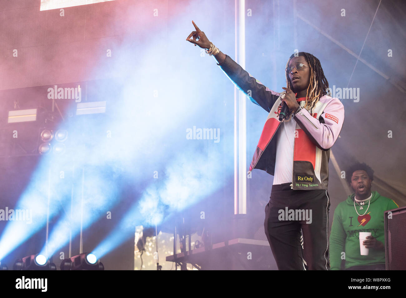American rapper Yung Thug performing at Breakout Festival day 2 at the ...