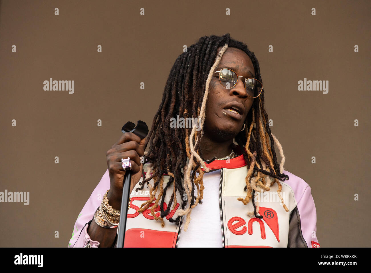 American rapper Yung Thug performing at Breakout Festival day 2 at the ...