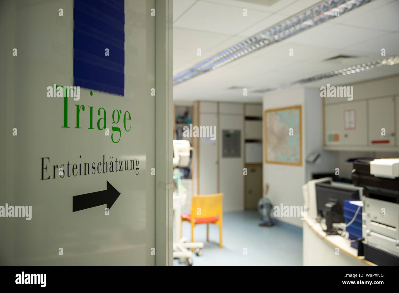 Nuremberg, Germany. 30th July, 2019. "Triage - First Assessment" is ...