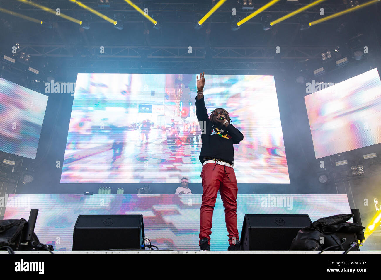 American rapper Gunna performing at Breakout Festival day 2 at the PNE ...