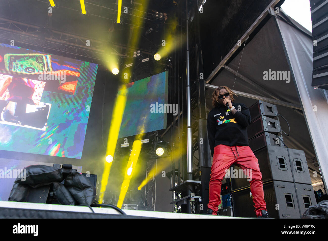 American rapper Gunna performing at Breakout Festival day 2 at the PNE ...