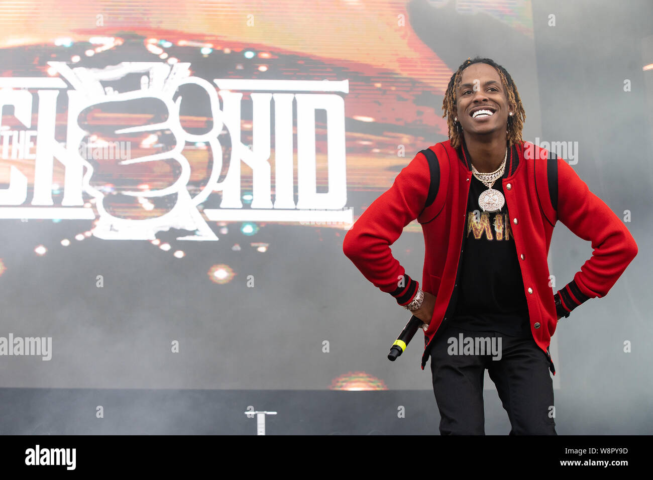 American rapper Rich The Kid performing at Breakout Festival day 2 at ...