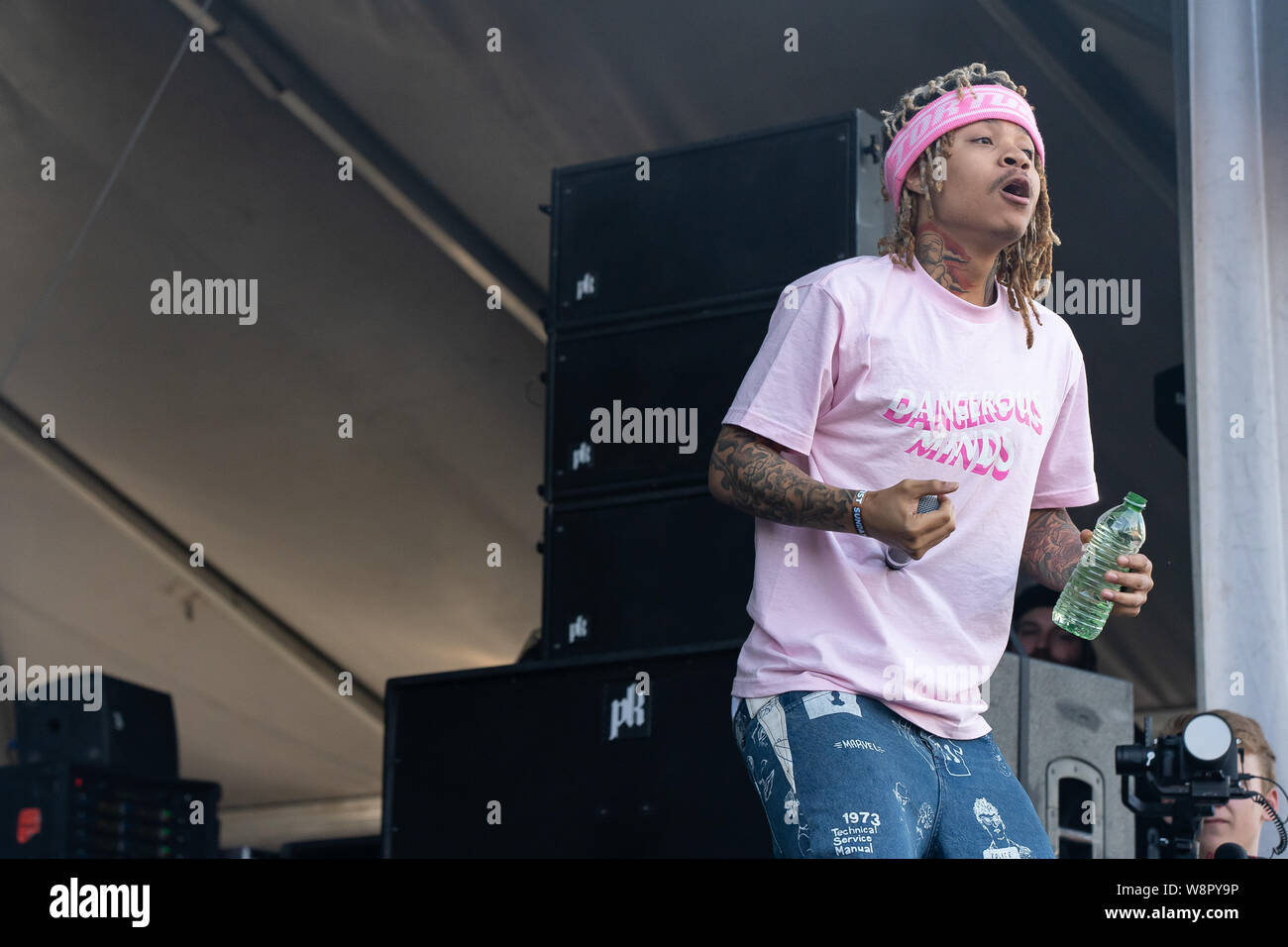 American rap dj performing at Breakout Festival day 2 at the PNE ...