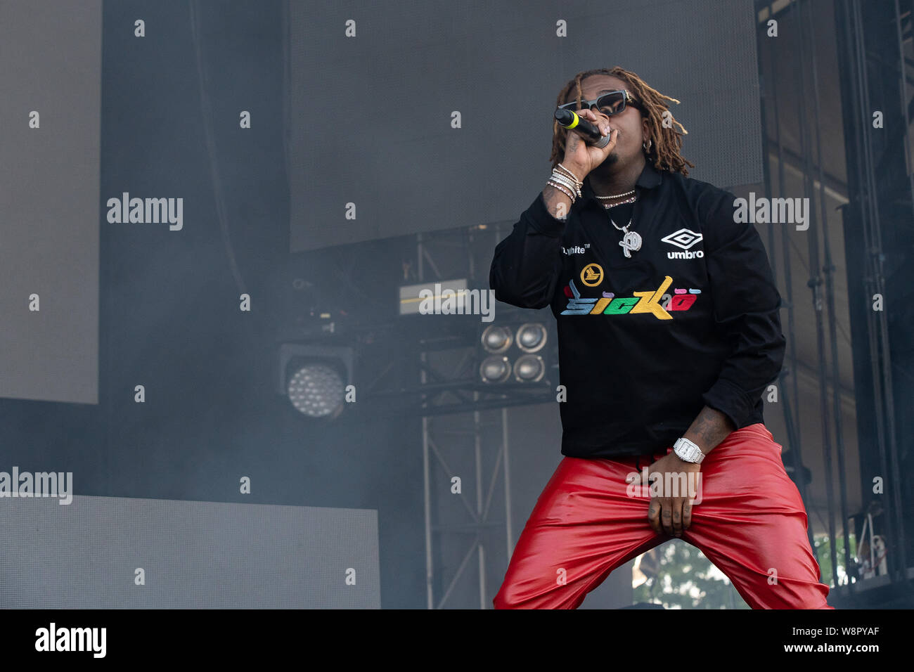 American rapper Gunna performing at Breakout Festival day 2 at the PNE ...