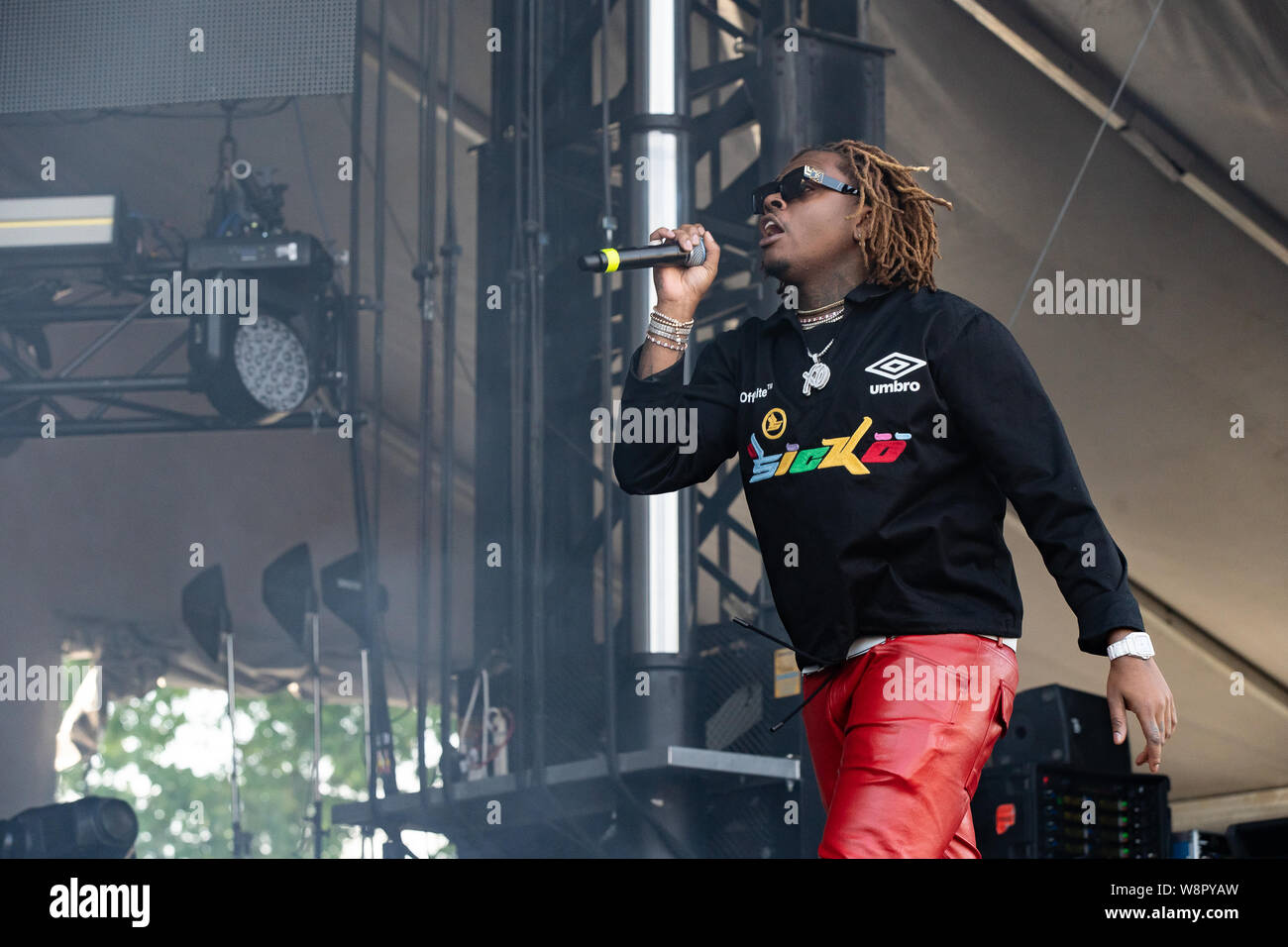 American rapper Gunna performing at Breakout Festival day 2 at the PNE ...