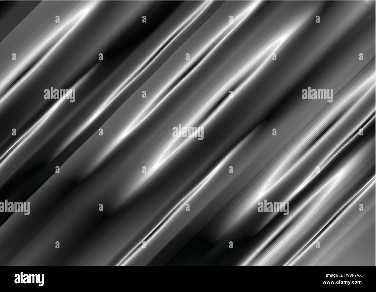 Dark grey abstract smooth stripes modern background. Vector design ...